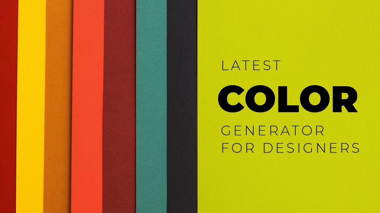 Latest Color Generator Websites for Designers | Color | COLOUR | All ...