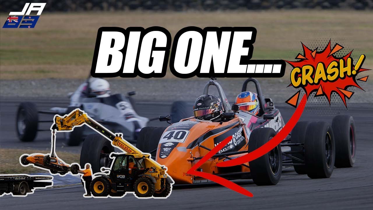 Biggest crash of my career! | NZ Formula Ford Round 2 - YouTube