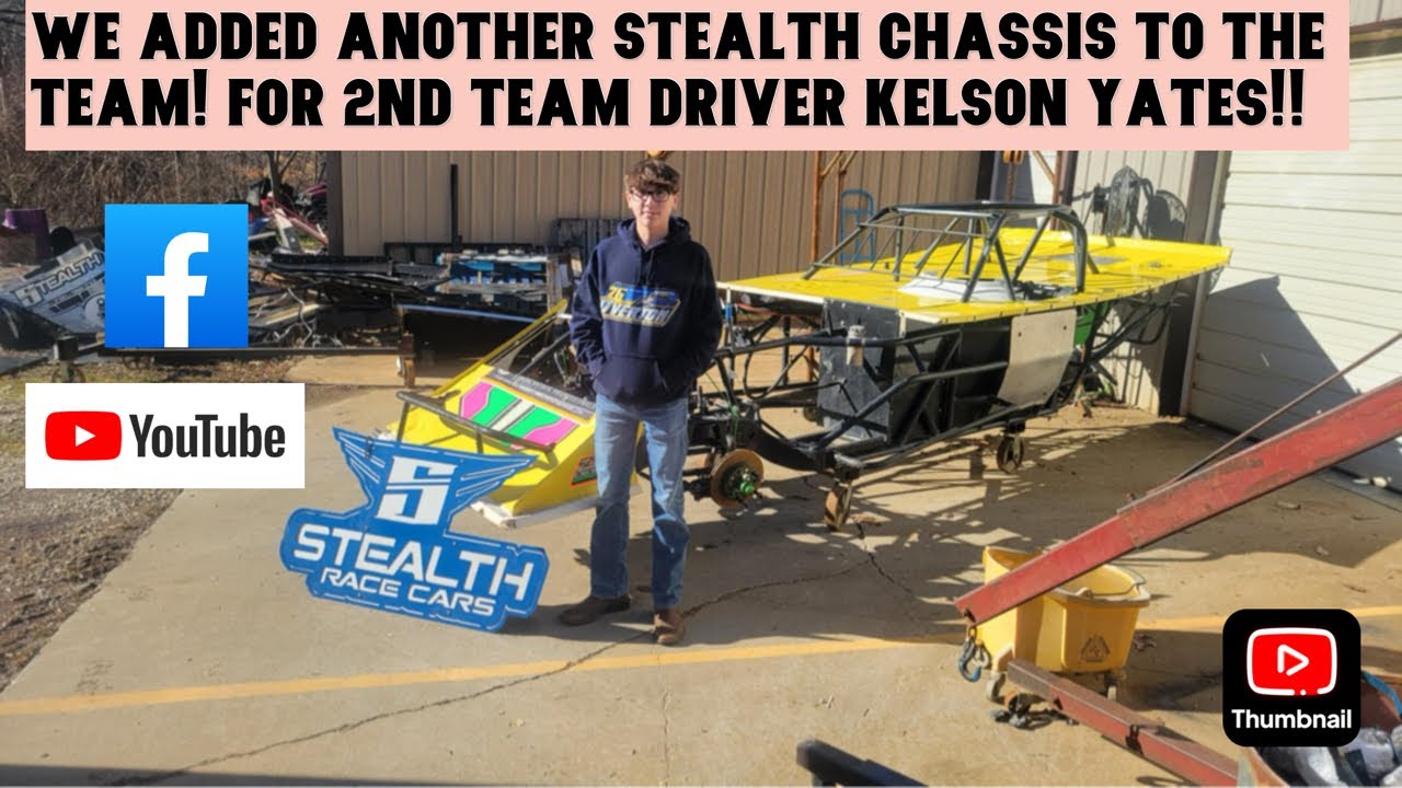 Picked up our 2nd Stealth Chassis for our team driver Kelson Yates ...