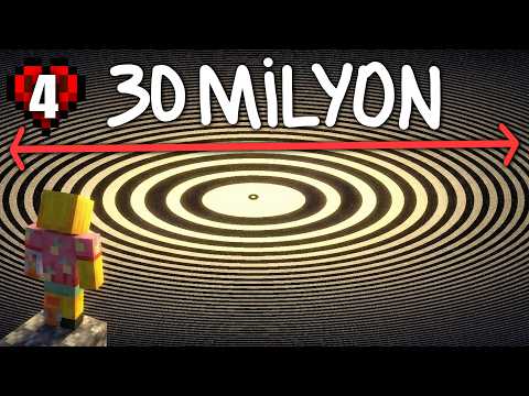 End Halkaları Gerçek Mi? - Minecraft Sonsuz Chunk Hardcore: Bölüm 4