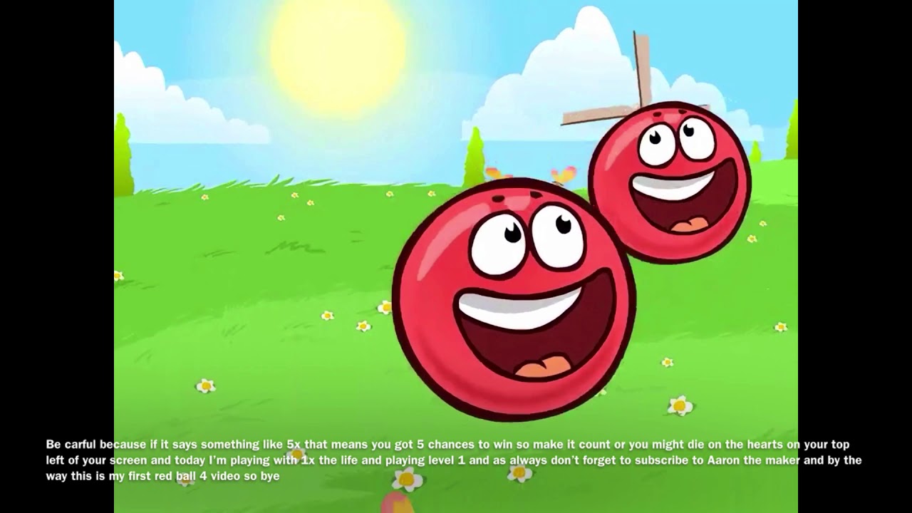 My First Red Ball 4 Video - YouTube