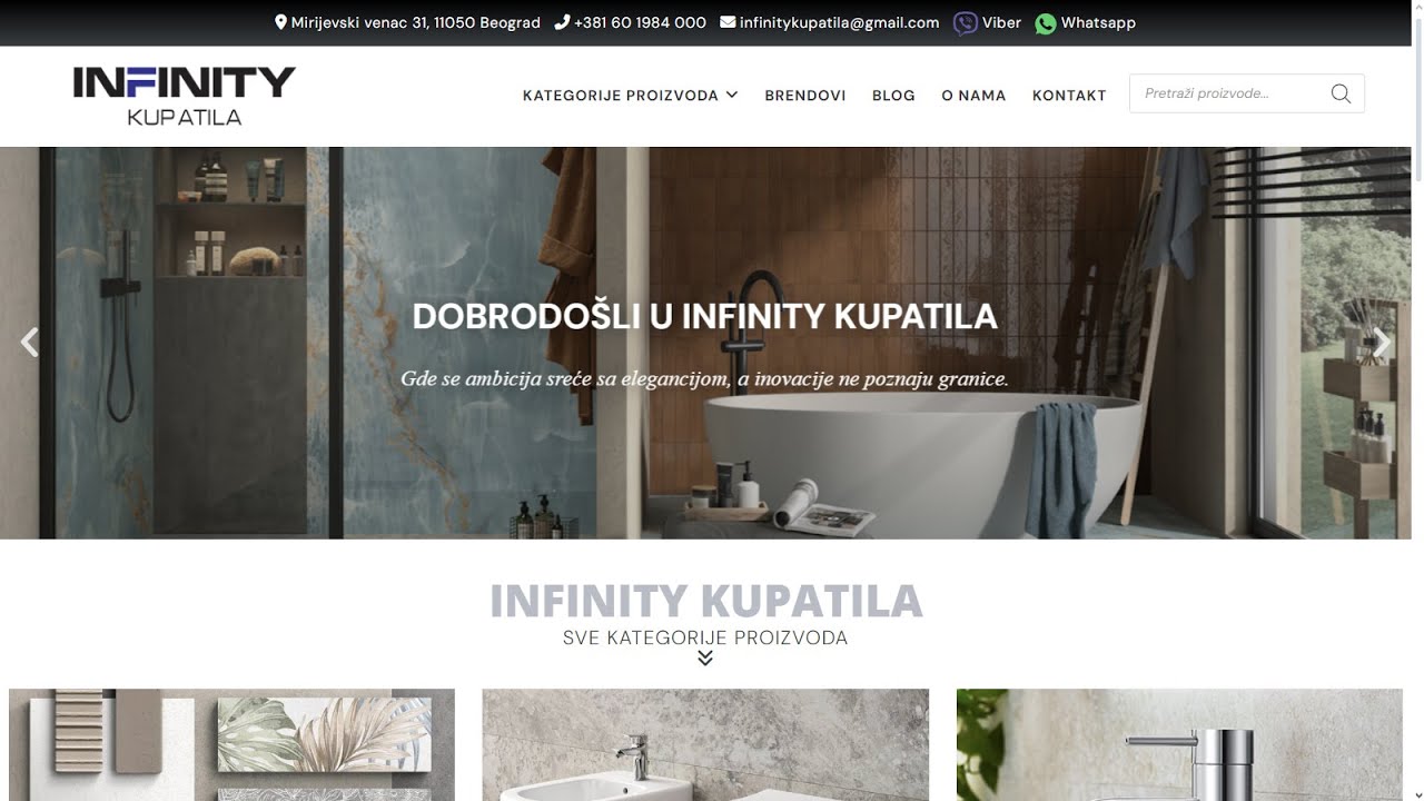 Infinity kupatila - Beograd - YouTube