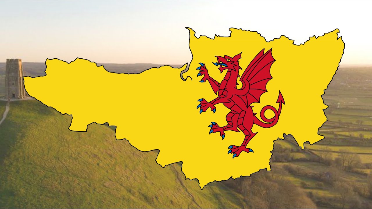 Somerset - Flag Map Speedpaint - YouTube