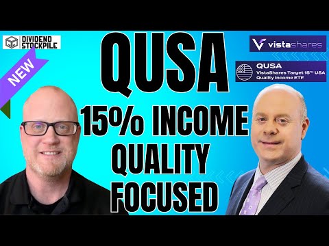 QUSA Income ETF: 15% Income from Quality Companies | Interview with Adam Patti, CEO of VistaShares