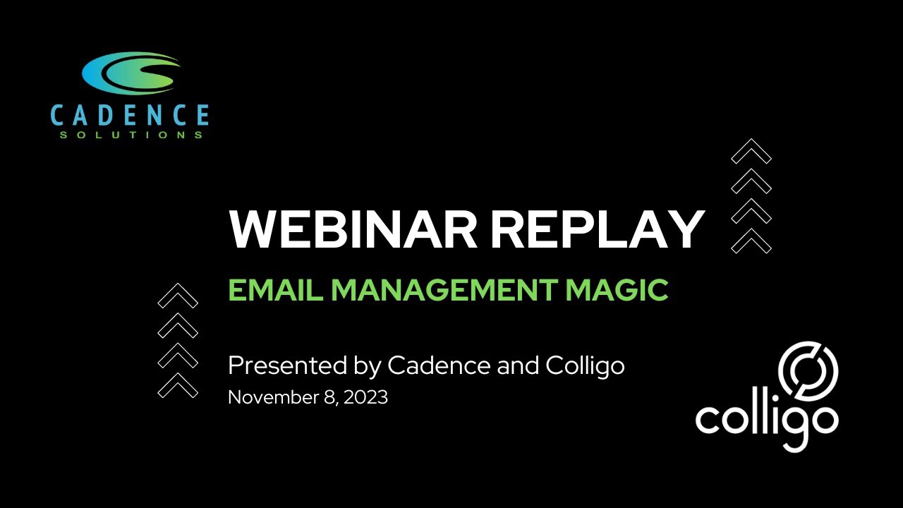 Webinar Replay- Email Management Magic - YouTube