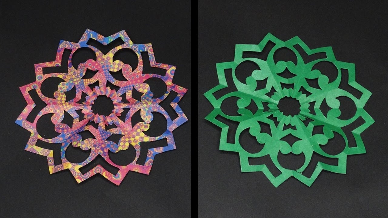 DIY How to Make | Easy Paper Cutting Flower | Beautiful Papercraft ...