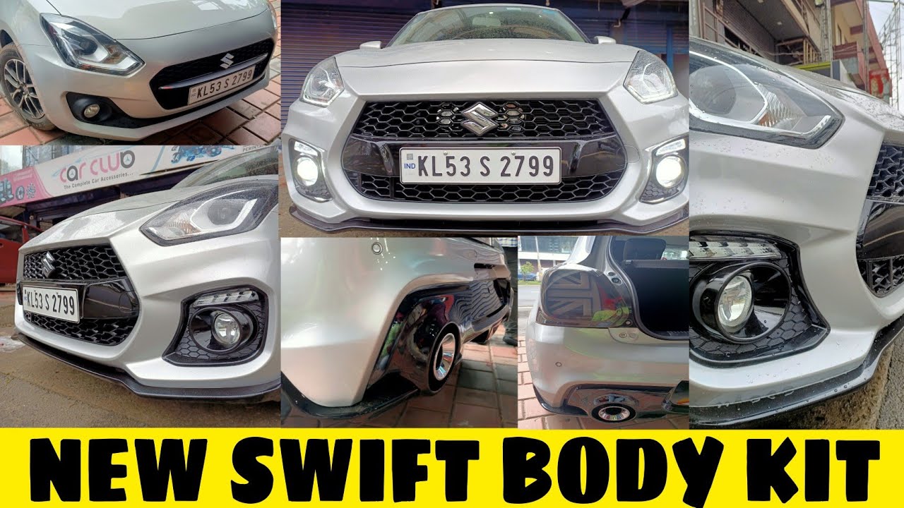 NEW SWIFT BODY KIT INSTALLING - YouTube