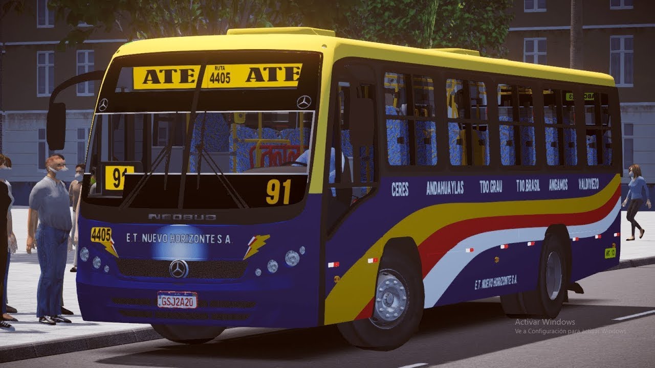 Viajando en Empresa de transporte Nuevo Horizonte Línea 91 Ruta:4405 ...