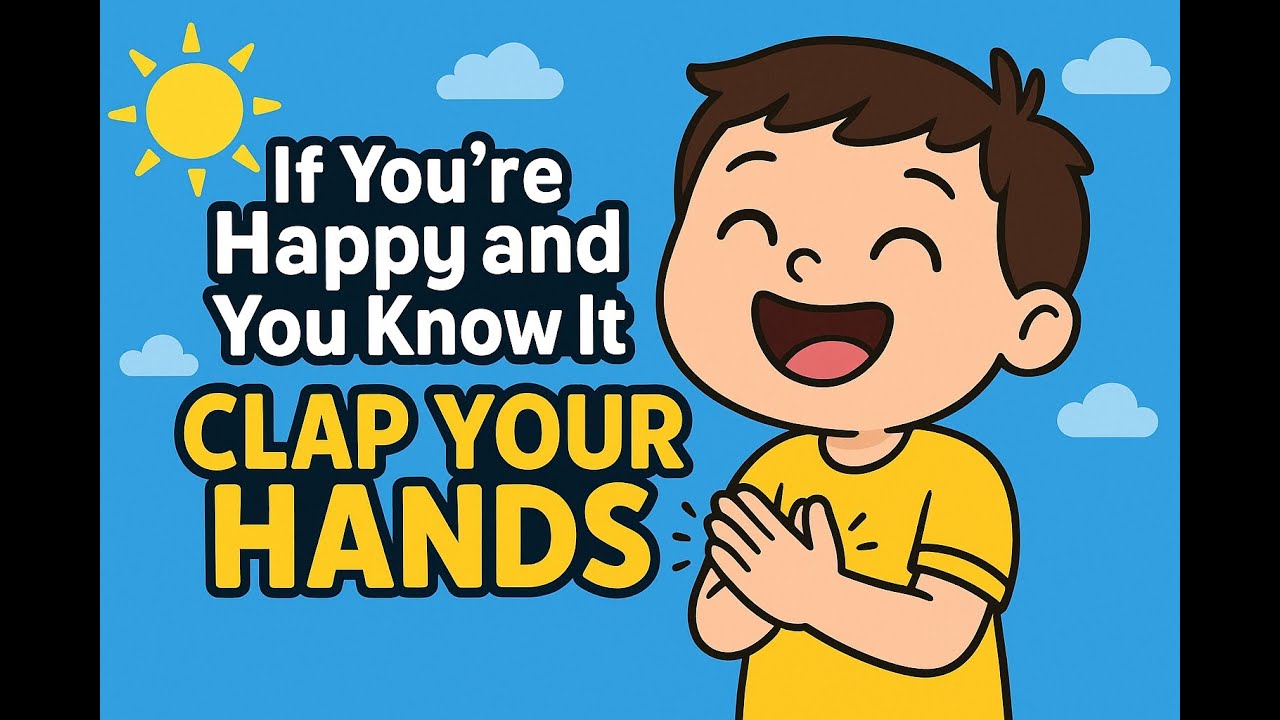 🎶 If You’re Happy and You Know It Clap Your Hands 👏 | Fun Nursery Rhyme ...
