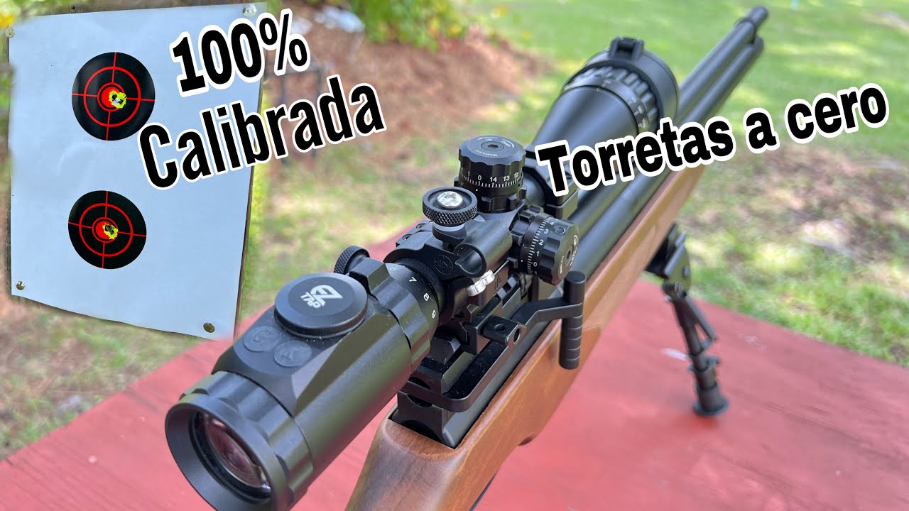 Como Calibrar una mira y como Ponerla a cero(mi método 2022 # ...