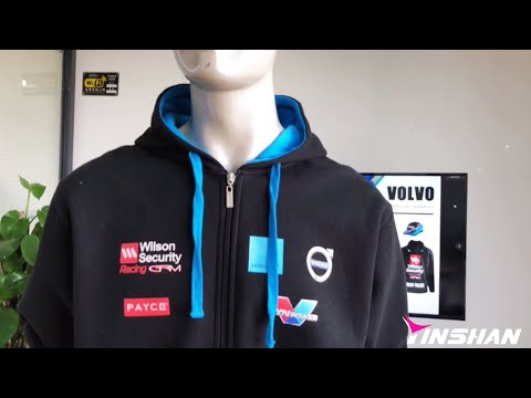Volvo custom teamwear printing logo sports hoody team clothing ...