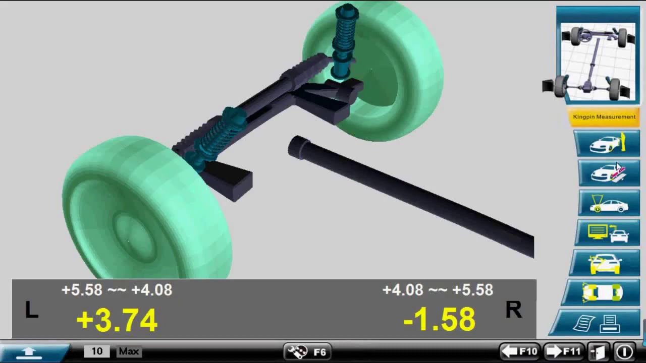 Crown series wheel alignment software demo video - YouTube