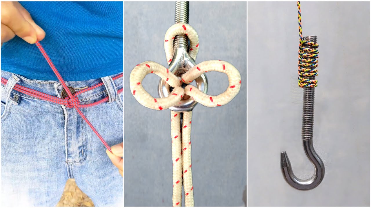 How To Make Knots On Rope Techniques Will Blow Your Mind. - YouTube