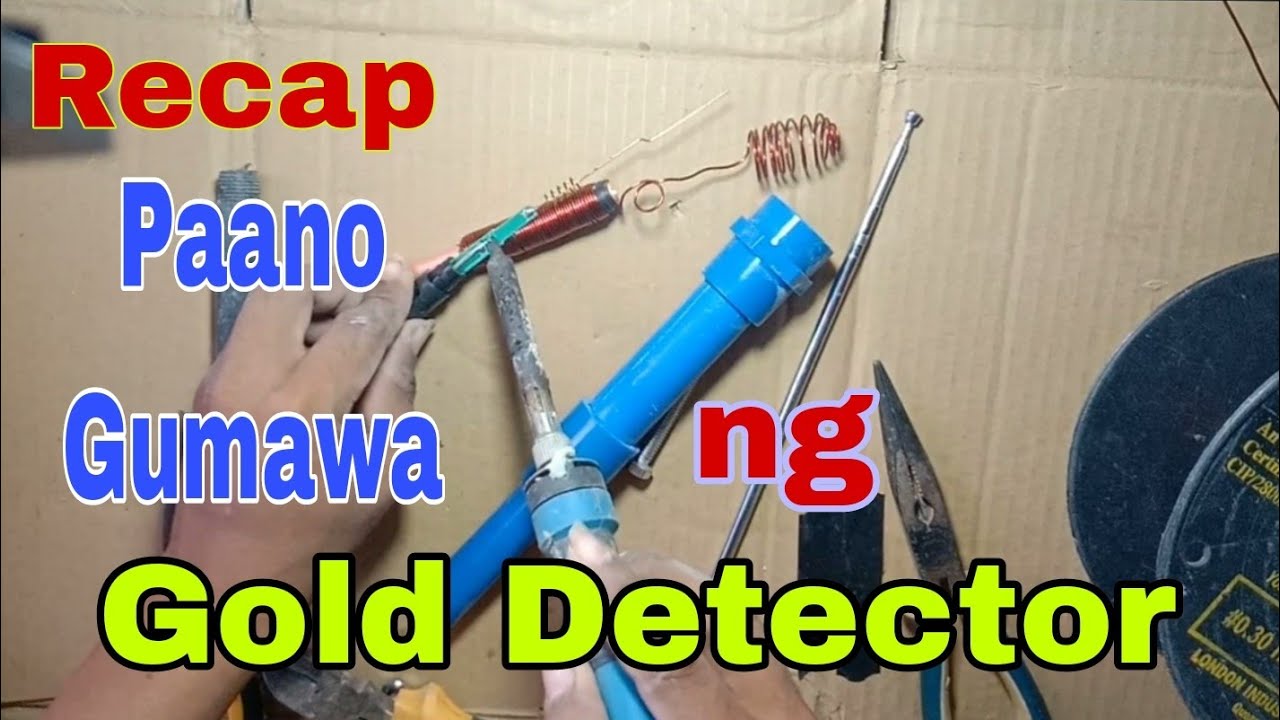 Paano gumawa Ng Gold Detector DIY. Single anthenna Long range locator ...