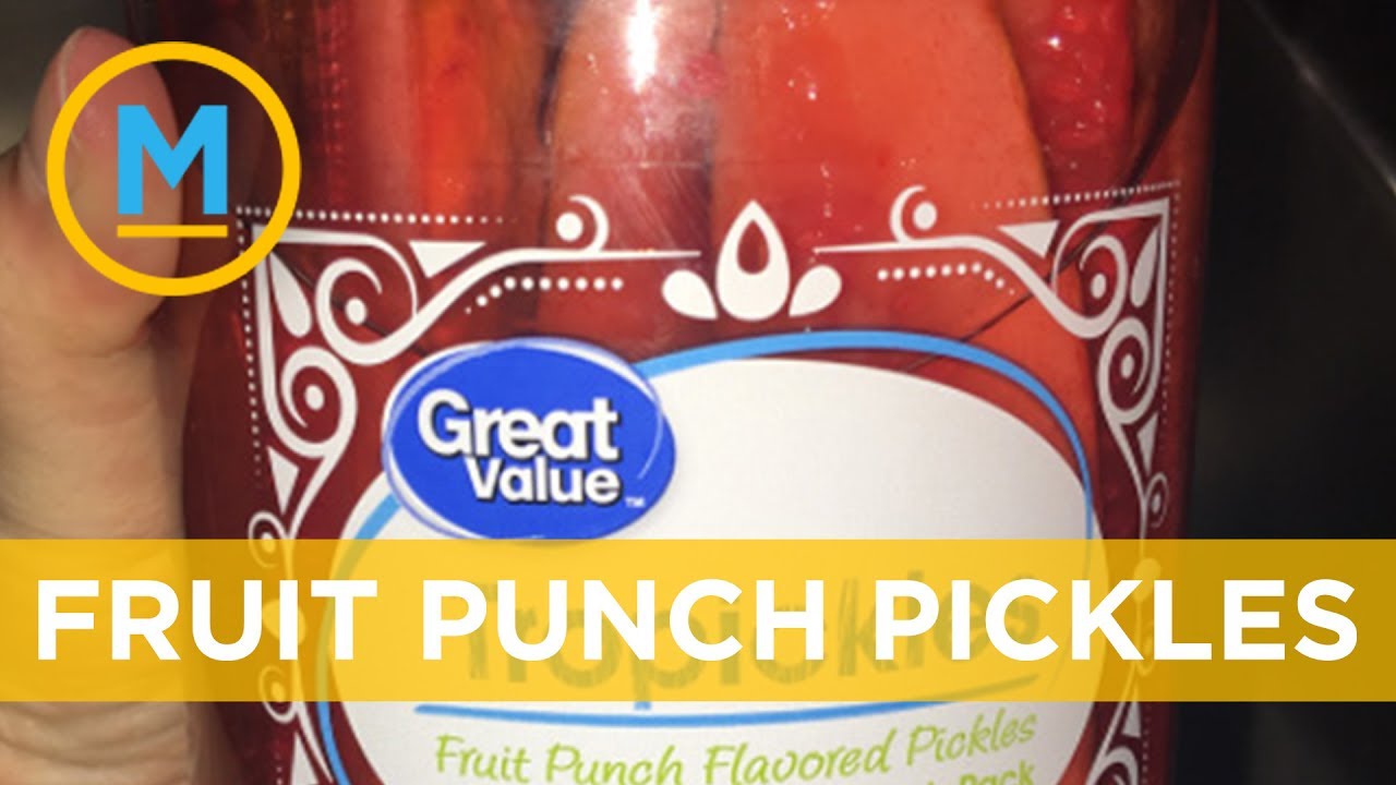 Fruit punch flavoured pickles are now available | Your Morning - YouTube