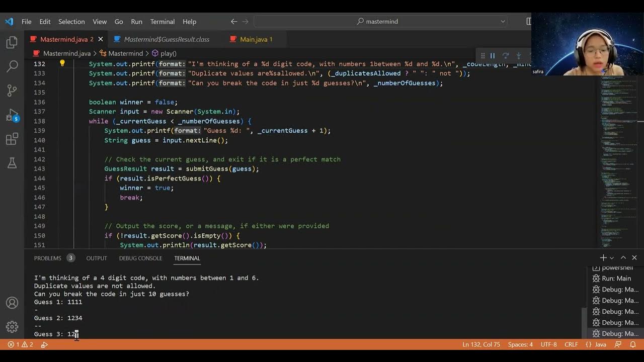 Tugas AI game mastermind - YouTube
