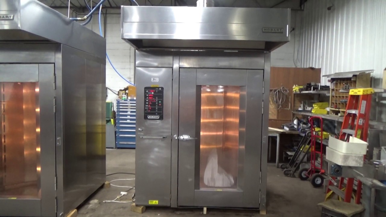 Hobart Double Rack Gas Oven, Model: HBA2G, Running - YouTube