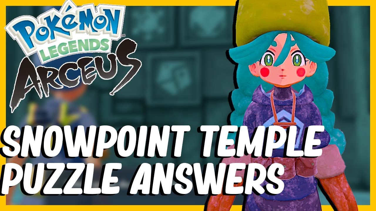 Snowpoint Temple Puzzle Answers in Pokemon Legends Arceus - YouTube