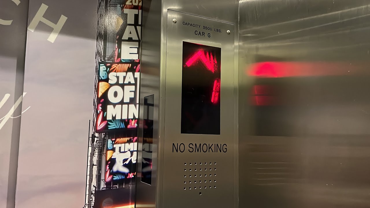 Famous Schindler Port (Fmr Miconic 10) Elevators at New York Marriott ...