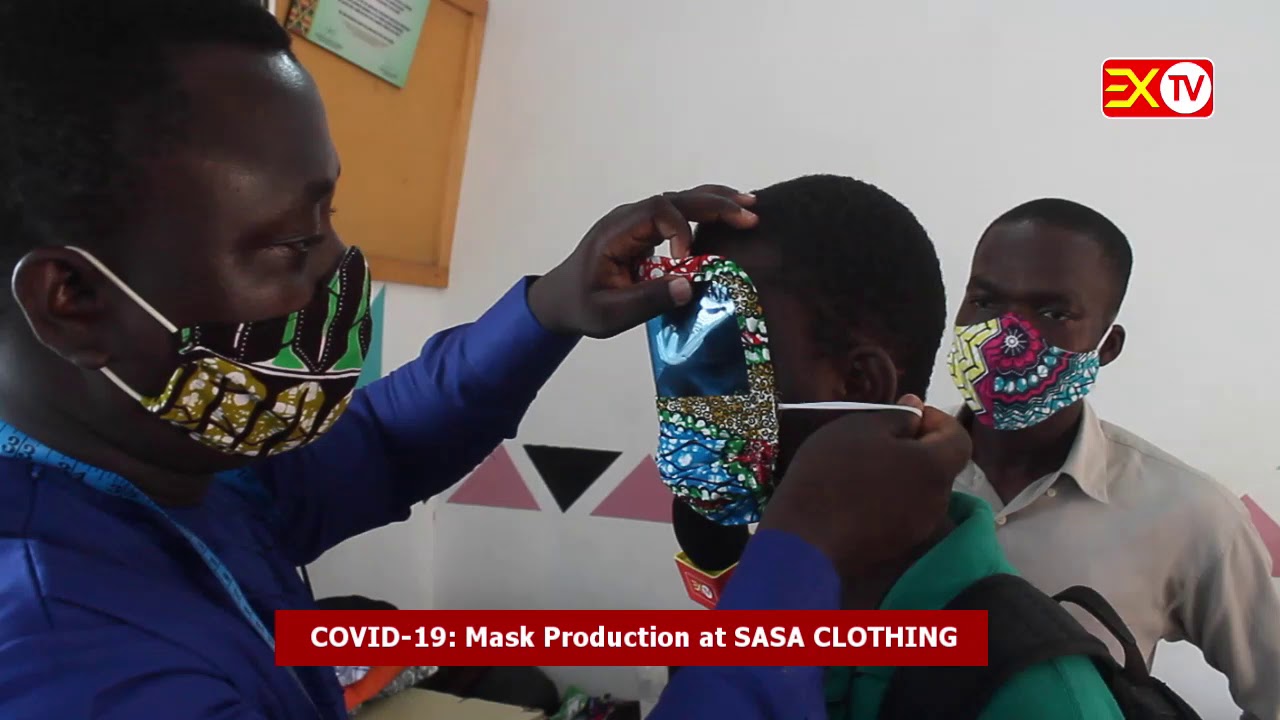 COVID-19: SaSa Clothing's Mask Production - YouTube