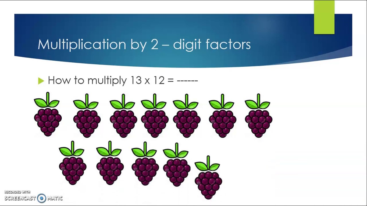 G3. Multiplication by 2 Digit Factors - YouTube
