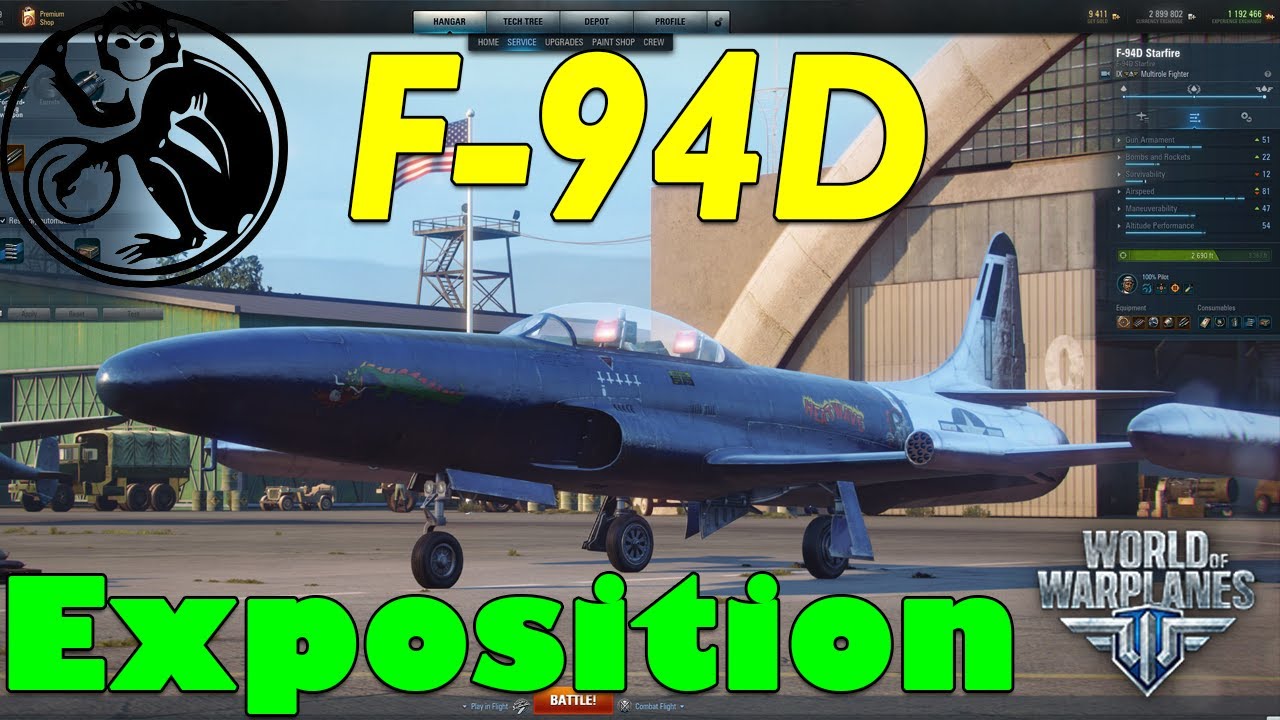 World of Warplanes - F-94D | Exposition - YouTube