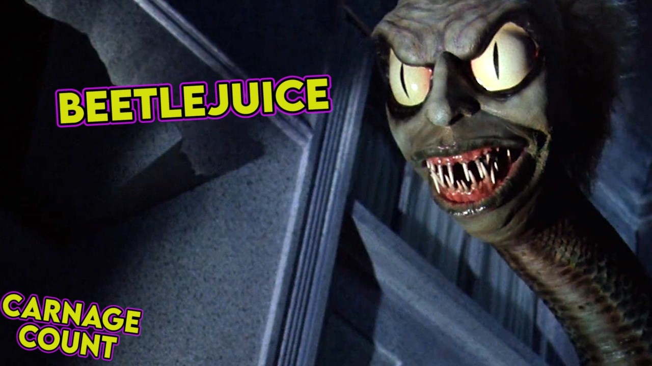 Beetlejuice (1988) Carnage Count - YouTube