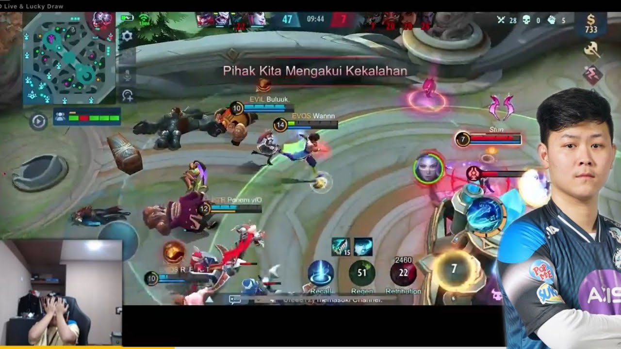 Evos Wan Di Trol Evos Rekt Tower Tinggal Setetes Malah Surender ‼️ ...