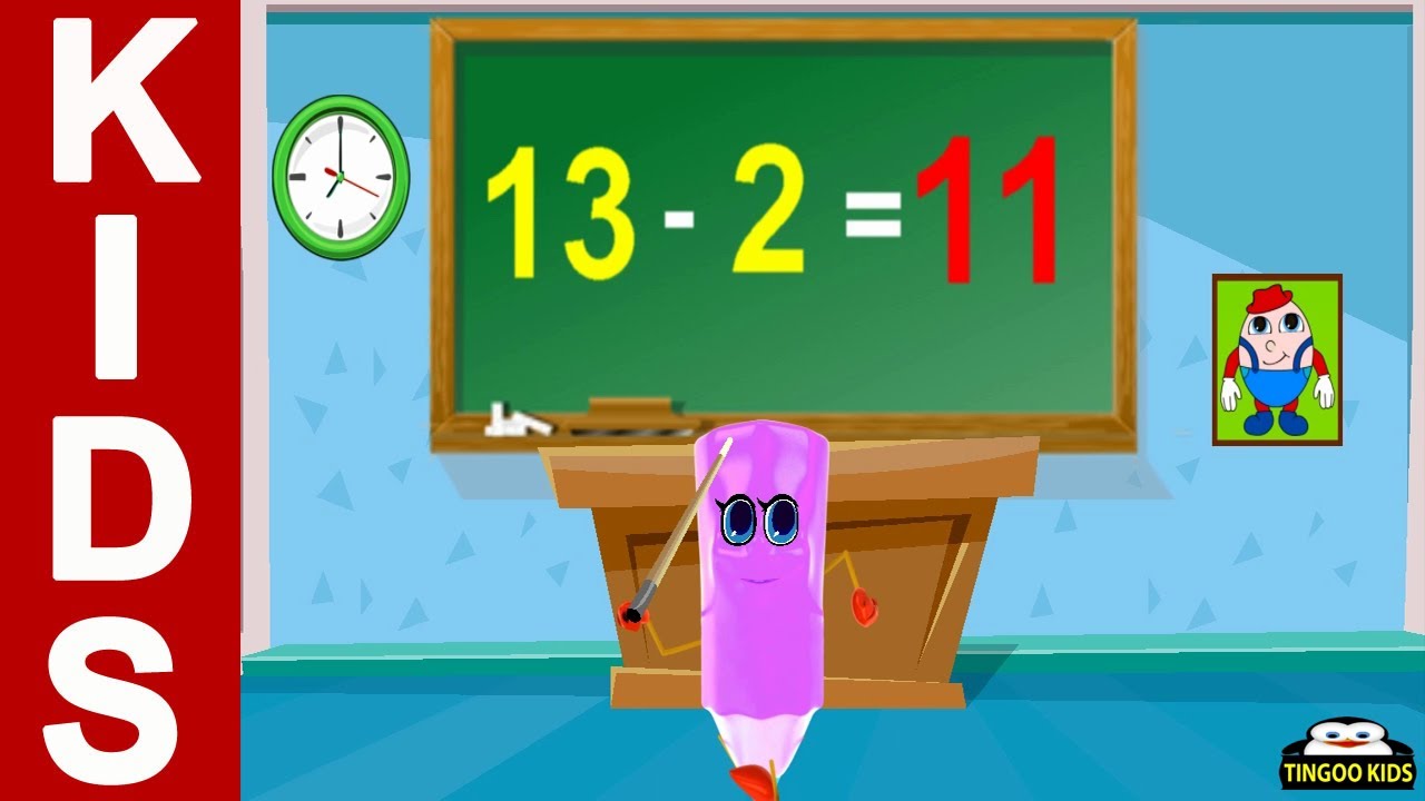 How To Subtract 13 | sing along tutorial - YouTube