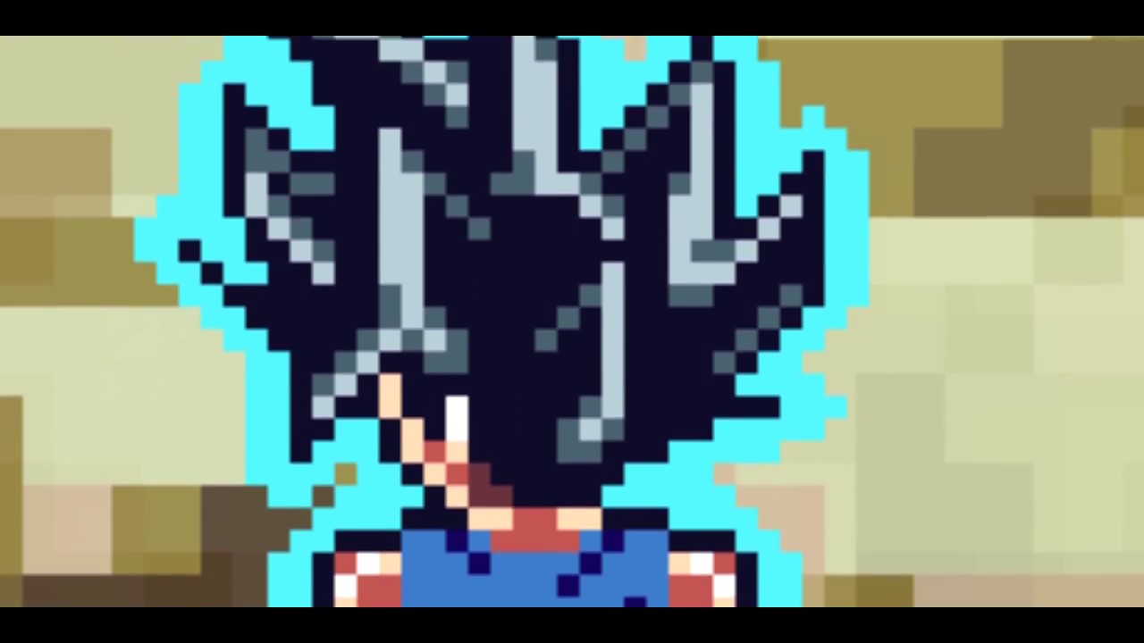 Goku turns Ultra Instinct - Dragon Ball Super - Sprite version - YouTube