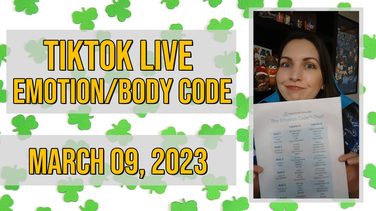 Emotion Code & Body Code | Get That Second-Hand Healing Everyone! 🧲 TikTok Live 03.09.2023 - YouTube