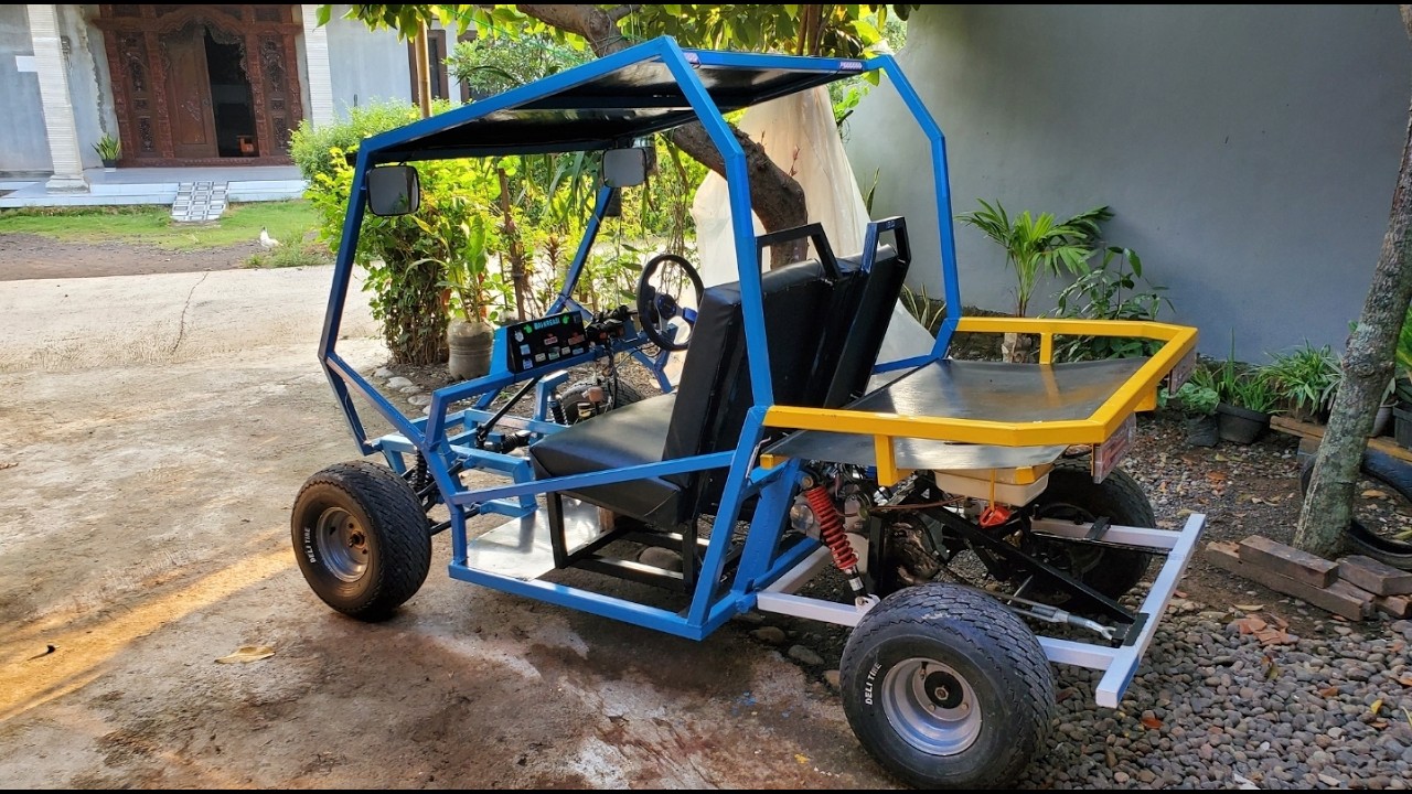 How to make a go kart 125cc at home - diy cara bikin mobil mini rakitan ...