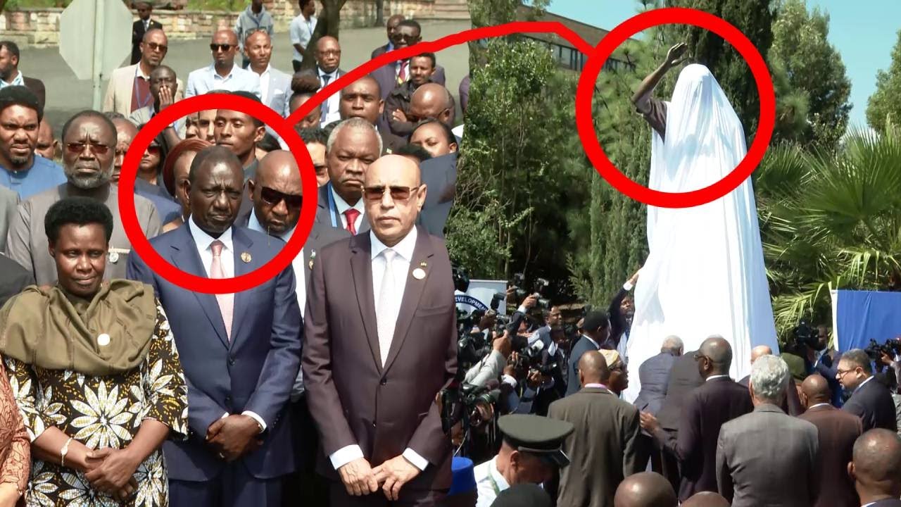 EMOTIONAL PRESIDENT RUTO LEAD UNVEILING OF THE STATUE IN HONOR OF H.E ...