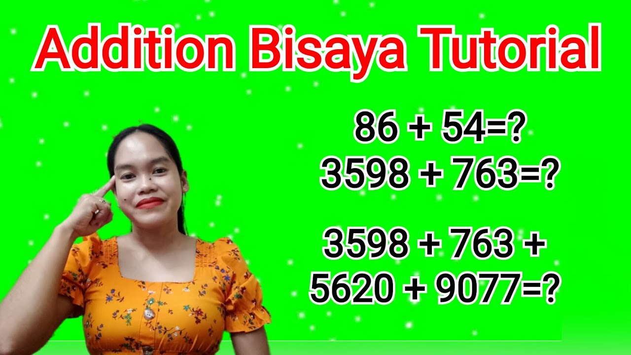 Addition Bisaya Tutorial Youtube