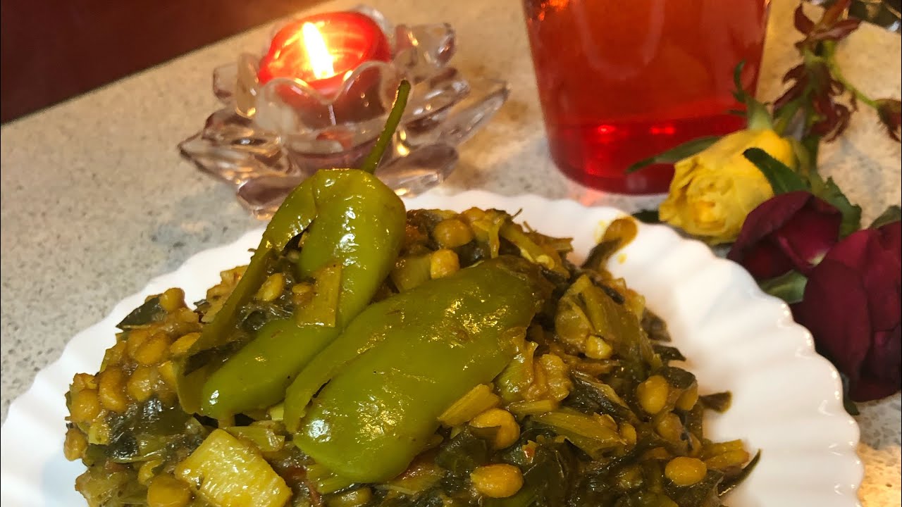 how to make CHANA DAL SPRING ONIONS SUBZI recipes - YouTube