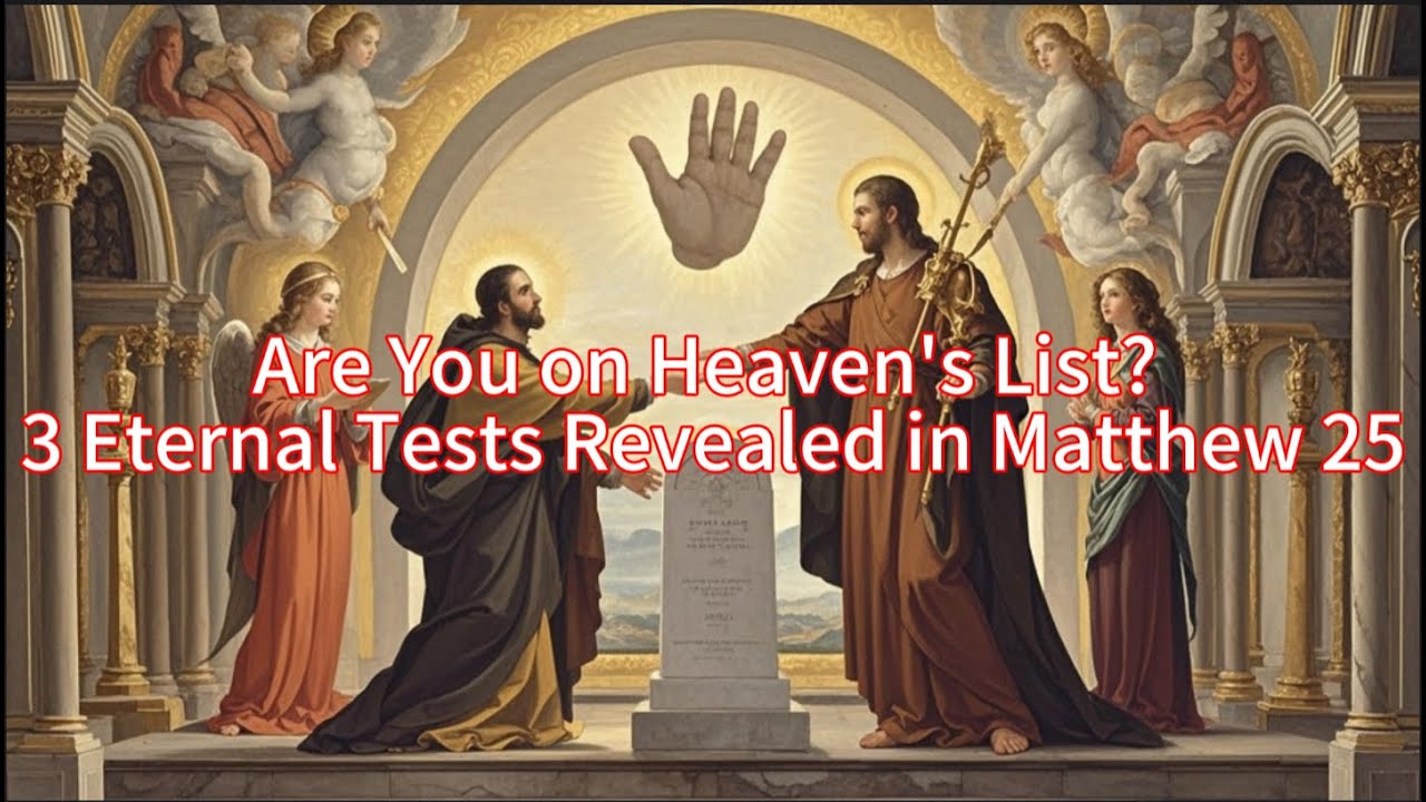 Are You on Heaven's List? 3 Eternal Tests Revealed in Matthew 25 [In ...