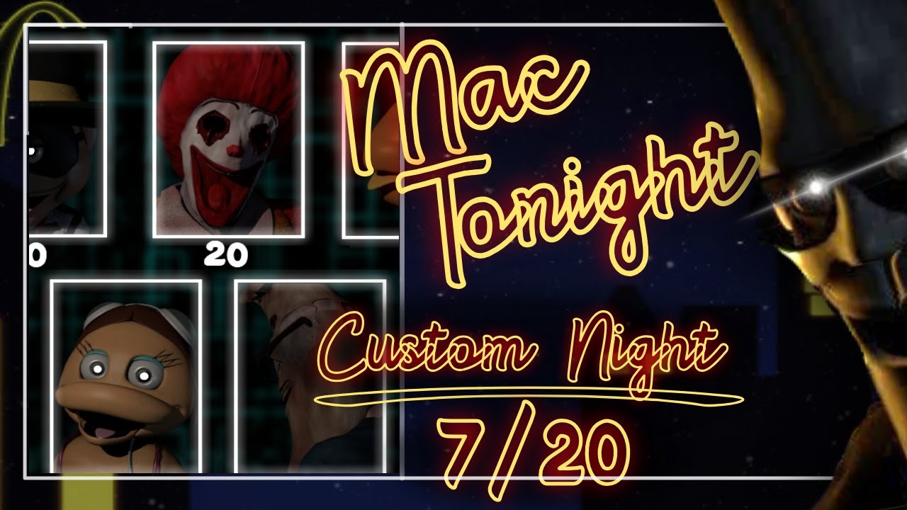 Five Nights with Mac Tonight: Remastered - Custom Night - Modo 7/20 ...