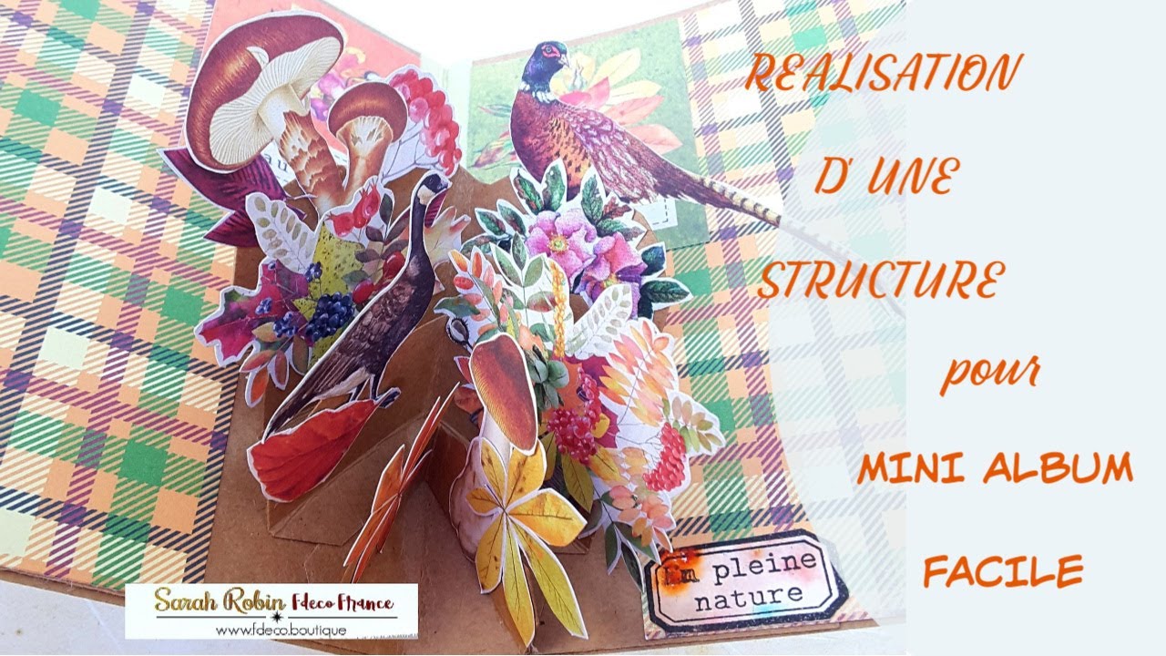 Structure mini album simple et rapide - YouTube