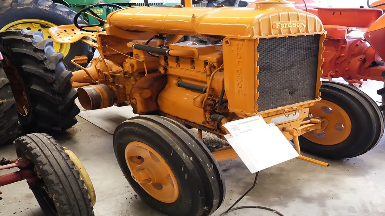 Rare 1938 Fordson N Tractor with a Leopard Diesel Motor - YouTube