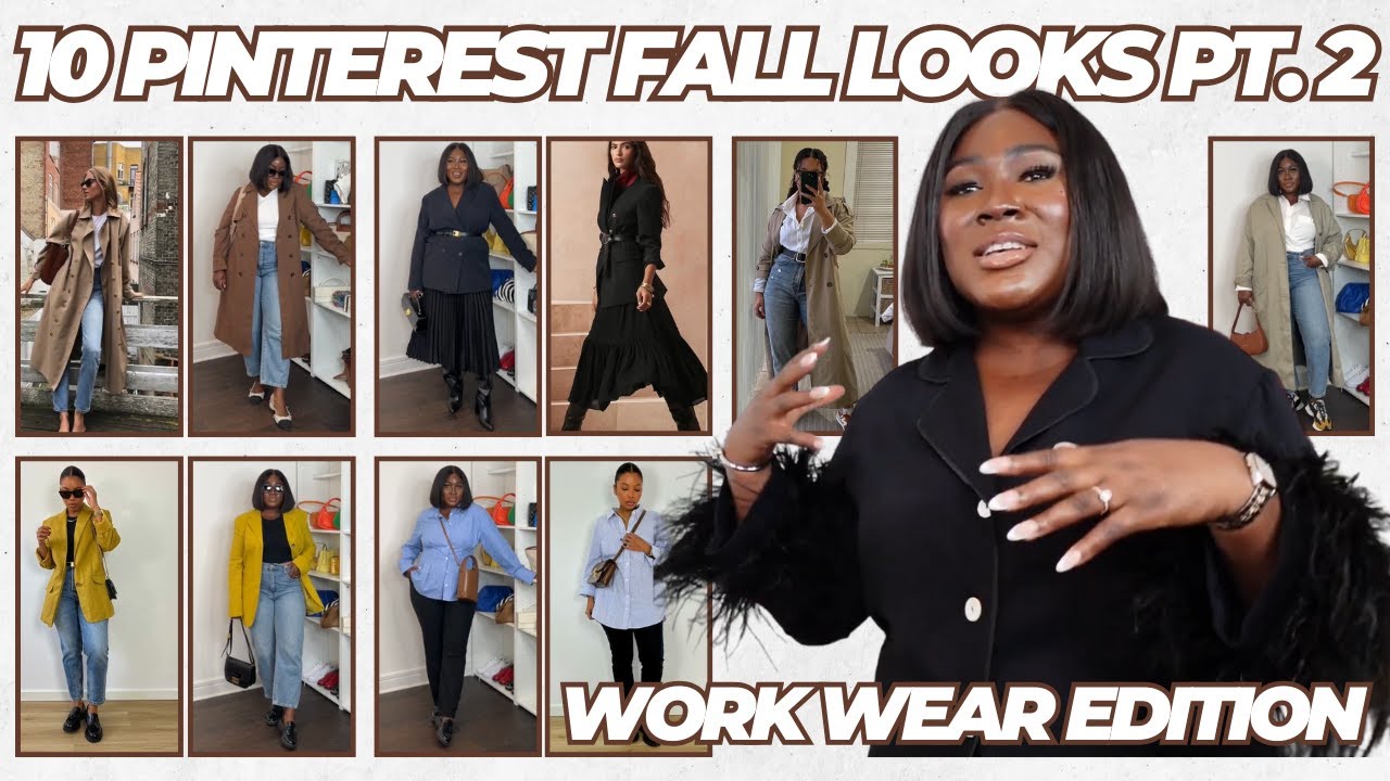 Part 2: Recreating Pinterest Fall Work Outfits | How to Style Corporate ...