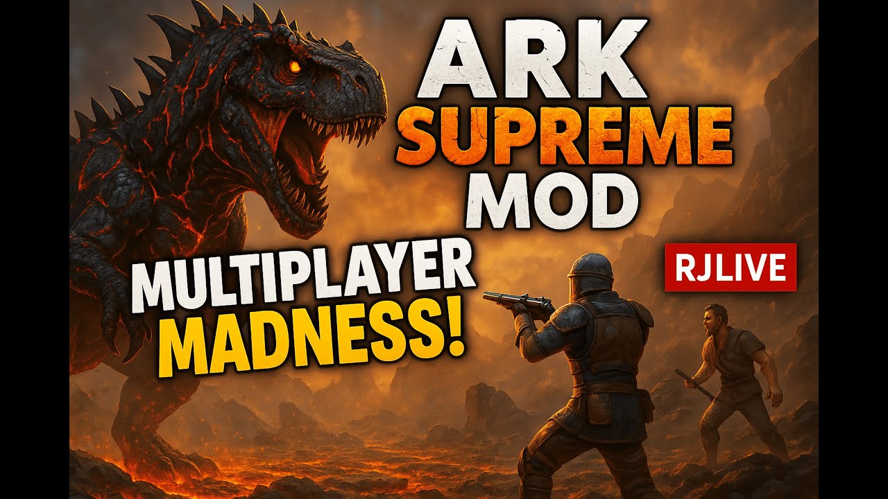 🔴LIVE MULTIPLAYER ARK Supreme Mod / ARK Survival Live 3 #live #ark ...