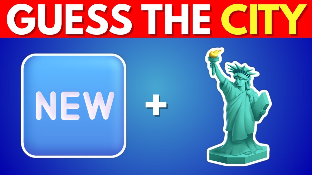 Can You Guess the City by Emoji? 🌆 | Emoji Quiz Challenge - YouTube
