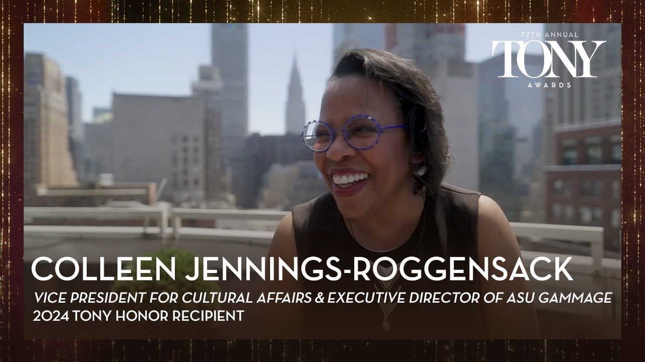 Colleen Jennings-Roggensack | 2024 Tony Honors Acceptance Speech - YouTube