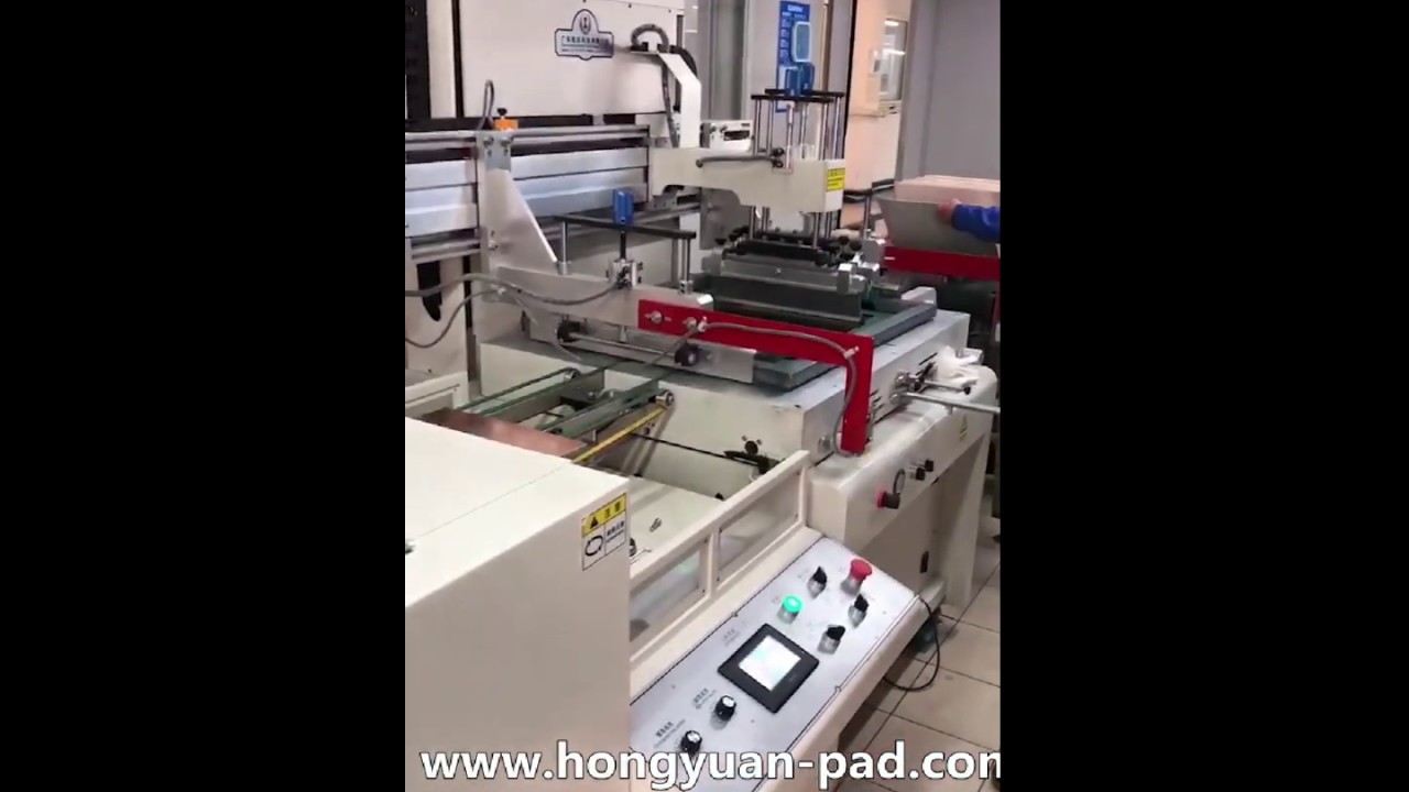 Full Automatic Screen Printing Machine For PCB Metal Plate - YouTube