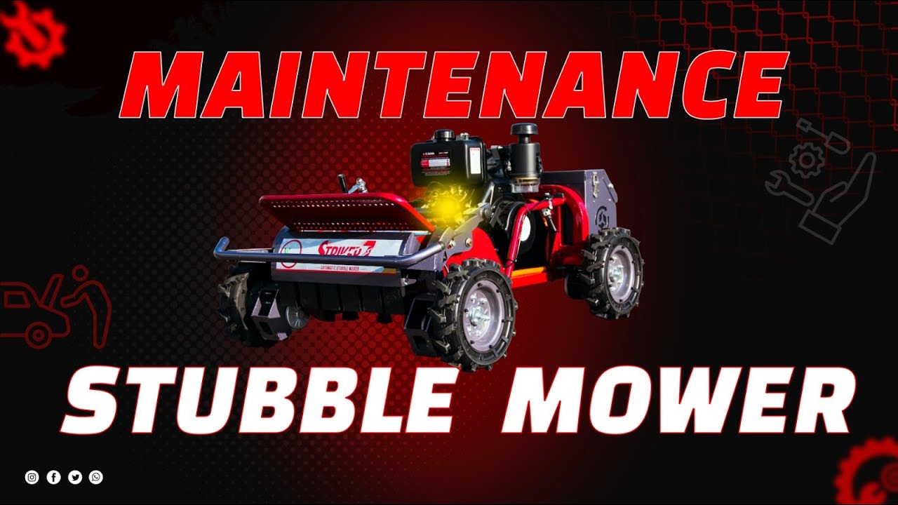 How to Maintain India's First Remote Controlled Stubble Mower: Striker ...