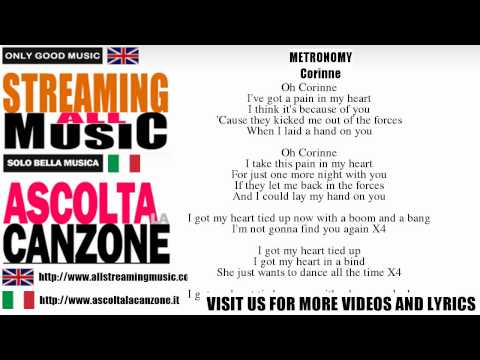 Metronomy - Corinne (Lyrics / Testo)