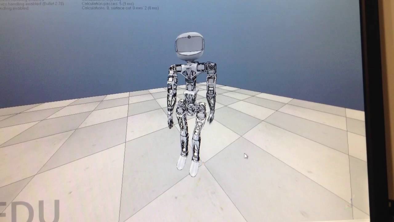 Poppy Humanoid Dance primitive - YouTube
