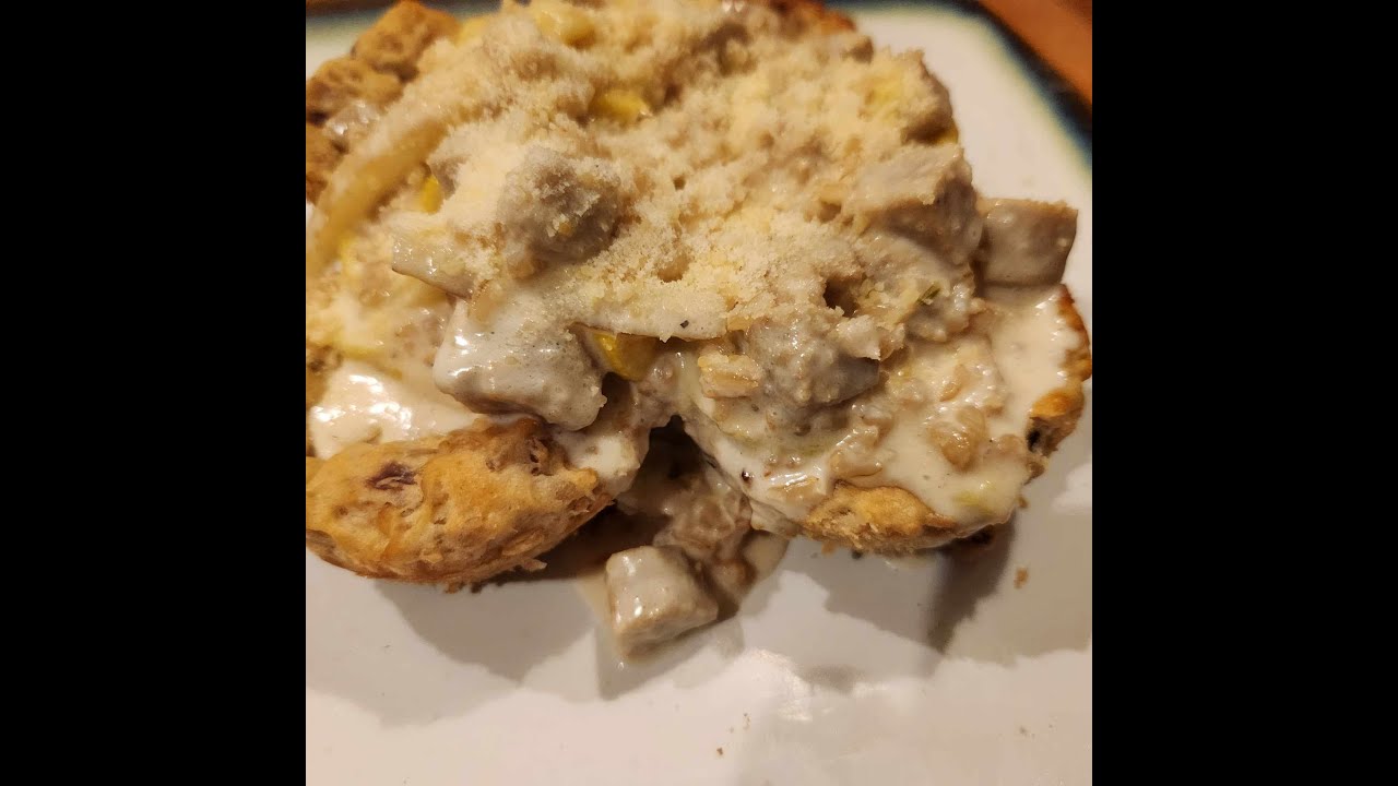 Recipe Roulette - Sausage and Cream Sauce in Rice Perogies - YouTube