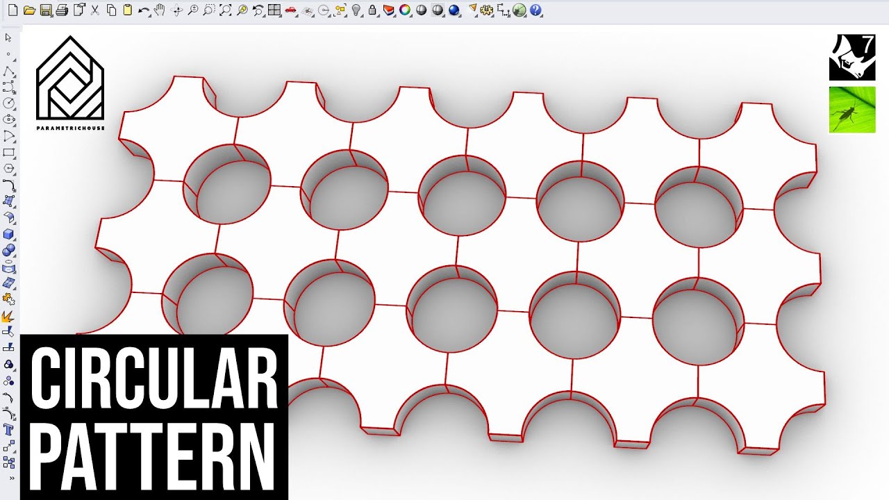 Grasshopper Tutorial (Circular Pattern) - YouTube