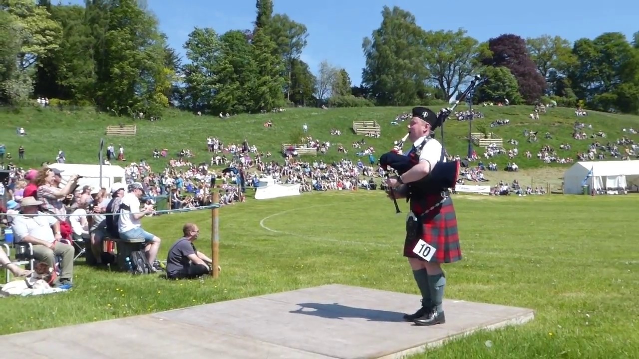 Piper Callum Beaumont Solo Piping Competition Highland Gathering Blair ...